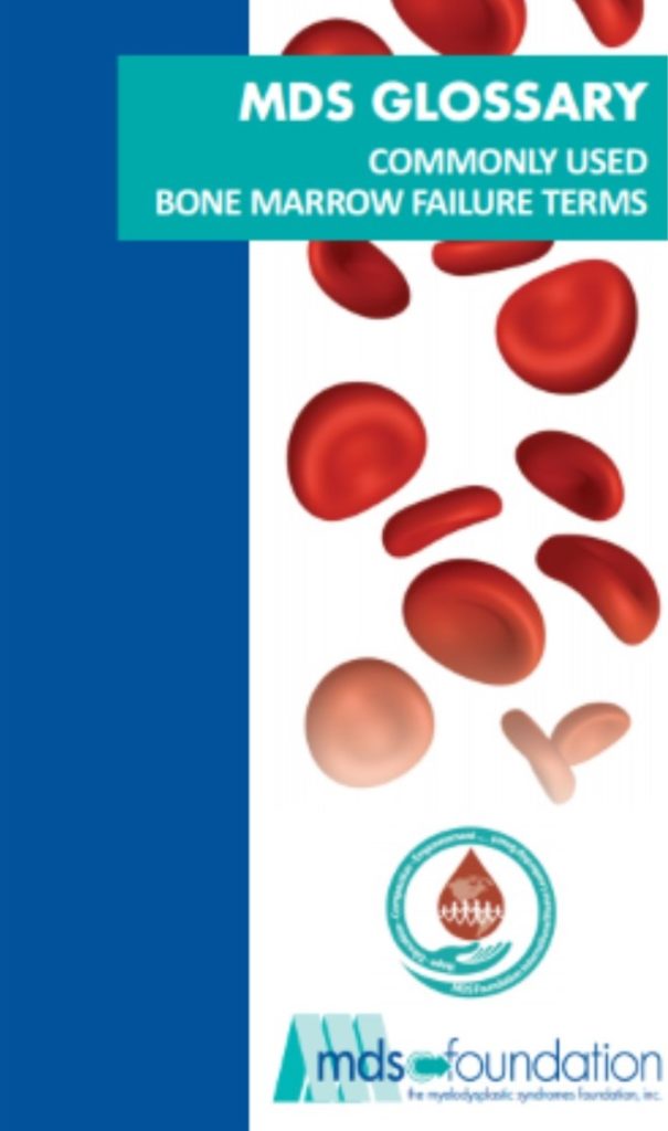 MDS Glossary | Aplastic Anemia & Myelodysplasia Association of Canada